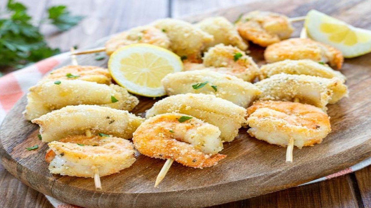 Brochettes de calamars et crevettes - Tout A Savoir
